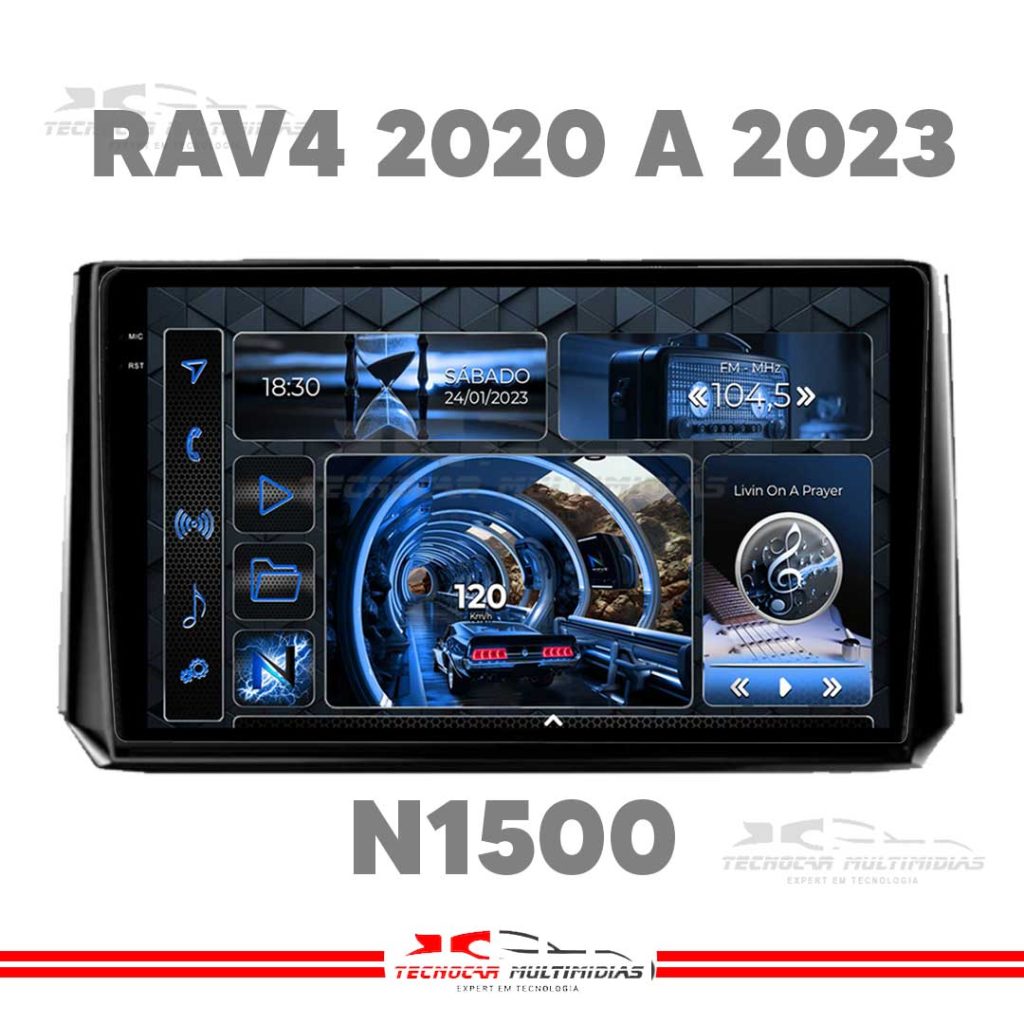 Toyota Rav4 2020 a 2023 - Tecnocar Multimidias Rio de Janeiro